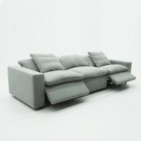 China Minimalist Design Modern Contemporary Recliner Sofa Built In USB Charging Port for sale
