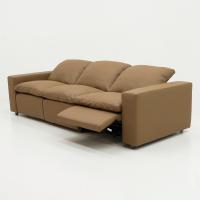 China Adjustable Leather Modern Recliner Sofa Relaxed Design With Removable Covers for sale