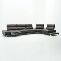 China Modular Design Power Sectional Recliner Sofa Set With Sliding Back Cushion for sale
