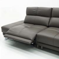 China Modular Design Power Sectional Recliner Sofa Set With Sliding Back Cushion for sale