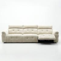China Zero Wall Design Modern Recliner Sofa In High Back for sale