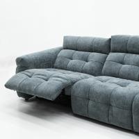 China High Back Modern Fabric Recliner Sofa Cloud Like Sitting Zero Wall Design OEM Logo for sale