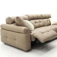 China Cloud Comfort Modern Living Room Reclining High Back Power Reclining Sofa for sale