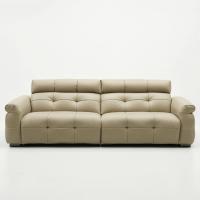 China OEM Size Heavy Duty Modern Recliner Sofa Zero Wall Leather Power Reclining Couch for sale