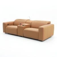 China Luxury Style Modern Home Cinema Sofa Adjustable Headrest Theater Recliner Sofa for sale