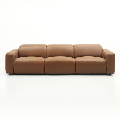 China Luxury Powered Recliner Sofa Italian Style Minimalist Design Power Couch Recliner for sale