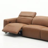 China Luxury Powered Recliner Sofa Italian Style Minimalist Design Power Couch Recliner for sale