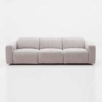China Three Seater Modern Recliner Sofa Couch Deep Seat Recliner Lounge For Living Room for sale