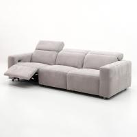 China Three Seater Modern Recliner Sofa Couch Deep Seat Recliner Lounge For Living Room for sale