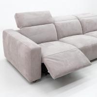 China Three Seater Modern Recliner Sofa Couch Deep Seat Recliner Lounge For Living Room for sale