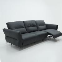 China Luxury Modern Recliner Sofa with Adjustable Headrest & Footrest for sale