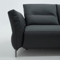 China Luxury Modern Recliner Sofa with Adjustable Headrest & Footrest for sale