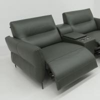 China Quiet Motor 2 Seater Cinema Recliner Sofa Multi Functional With Cup Holder OEM Size for sale