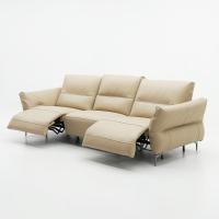 China Contemporary Power Recliner Sofa with Noiseless Motor & Full Height Backrest for sale