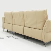 China Contemporary Power Recliner Sofa with Noiseless Motor & Full Height Backrest for sale