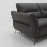 China Ergonomic Power Recliner 3 Seater Sofa With Smooth Motor And Integrated Back Support for sale