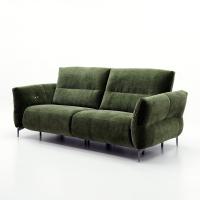 China Minimalist Electric Recliner Sofa with Low-Noise Motor & Ergonomic Back Contour for sale