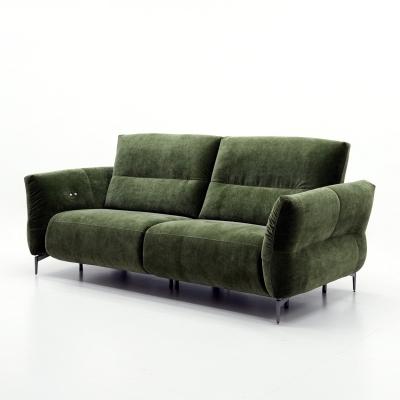 China Minimalist Electric Recliner Sofa with Low-Noise Motor & Ergonomic Back Contour for sale
