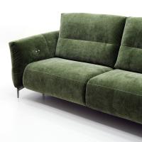 China Minimalist Electric Recliner Sofa with Low-Noise Motor & Ergonomic Back Contour for sale