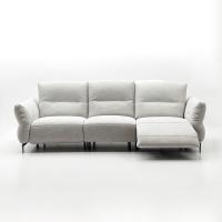 China Residential Electric Recliner Sofa with Noise-Free Motor & Anatomical Back Support for sale