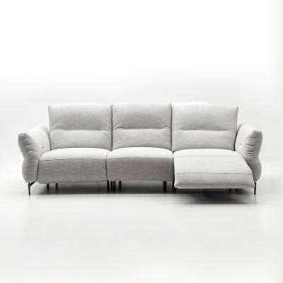 China Residential Electric Recliner Sofa with Noise-Free Motor & Anatomical Back Support for sale