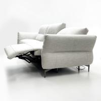China Residential Electric Recliner Sofa with Noise-Free Motor & Anatomical Back Support for sale