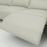 China Upscale Adjustable Recliner Sofa with Quiet Drive Motor & Padded High Backrest for sale
