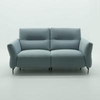 China Sleek Upholstered Electric Recliner Corner Sofa With Silent Power Motor OEM Capacity for sale