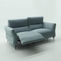 China Sleek Upholstered Electric Recliner Corner Sofa With Silent Power Motor OEM Capacity for sale