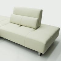 China Modern Power Recliner Sectional Sofa With Sliding Back Cushion Villa Living Room Use for sale