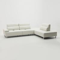 China Italian Style Sectional Recliner Sofa Modern Leather Power Reclining Sofa Space Saving for sale