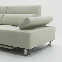 China Luxury Sectional Recliner Sofa with Adjustable Sliding Seat Depth for sale