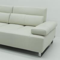 China Villa Sectional Recliner Sofa with Power Sliding Back and Chaise Lounge for sale