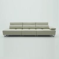 China Custom Design Contemporary Sectional Recliner Sofa Modular Sliding Back Sofa for sale