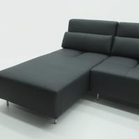 China Customized Color Recliner Couch Modern With Sliding Backrest And Optional Footrest for sale