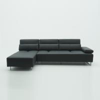 China Customized Color Recliner Couch Modern With Sliding Backrest And Optional Footrest for sale