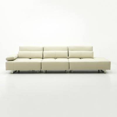 China OEM Size Color Modern Italian Sectional Sofa With Sliding Seat And Reclining Comfort for sale