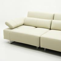 China OEM Size Color Modern Italian Sectional Sofa With Sliding Seat And Reclining Comfort for sale