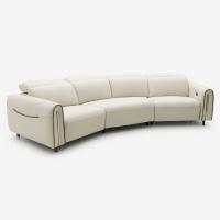 China Dual Motor Sectional Recliner Sofa with Zero Noise Operation for sale