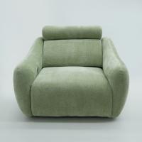 China Scratch Resistant Modern Recliner Sofa With Bamboo Inspired Headrest Design for sale