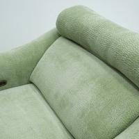 China Scratch Resistant Modern Recliner Sofa With Bamboo Inspired Headrest Design for sale