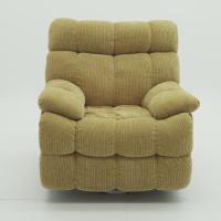China Classic Cross Design Electric Recliner Chair With Rocking Motion and High Density Foam for sale