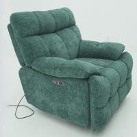 China Soft Fabric Electric Recliner Chair Power Lounge Chair With Memory Foam Support for sale