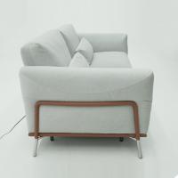 China Minimalist Design Modern Power Reclining Couch With Stainless Steel Frame for sale