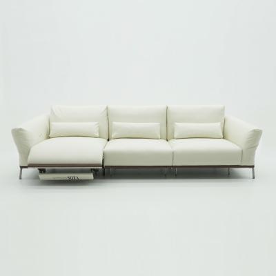 China High End Modern Recliner Sofa Minimalist Luxury Reclining Couch With Quiet Motor System for sale