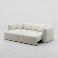 China Quiet Motor Power Sofa Bed One Button Control With Chaise Option Multi Functional for sale
