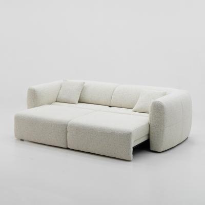China Quiet Motor Power Sofa Bed One Button Control With Chaise Option Multi Functional for sale