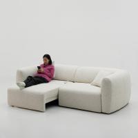 China Quiet Motor Power Sofa Bed One Button Control With Chaise Option Multi Functional for sale