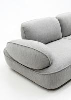 China Dual Motor Modern Power Sectional Sofa With Sliding Back Cushion Custom Color for sale
