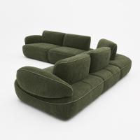 China OEM Modern Design Sectional Recliner Sofa with Adjustable Seat Depth Space Saving for sale